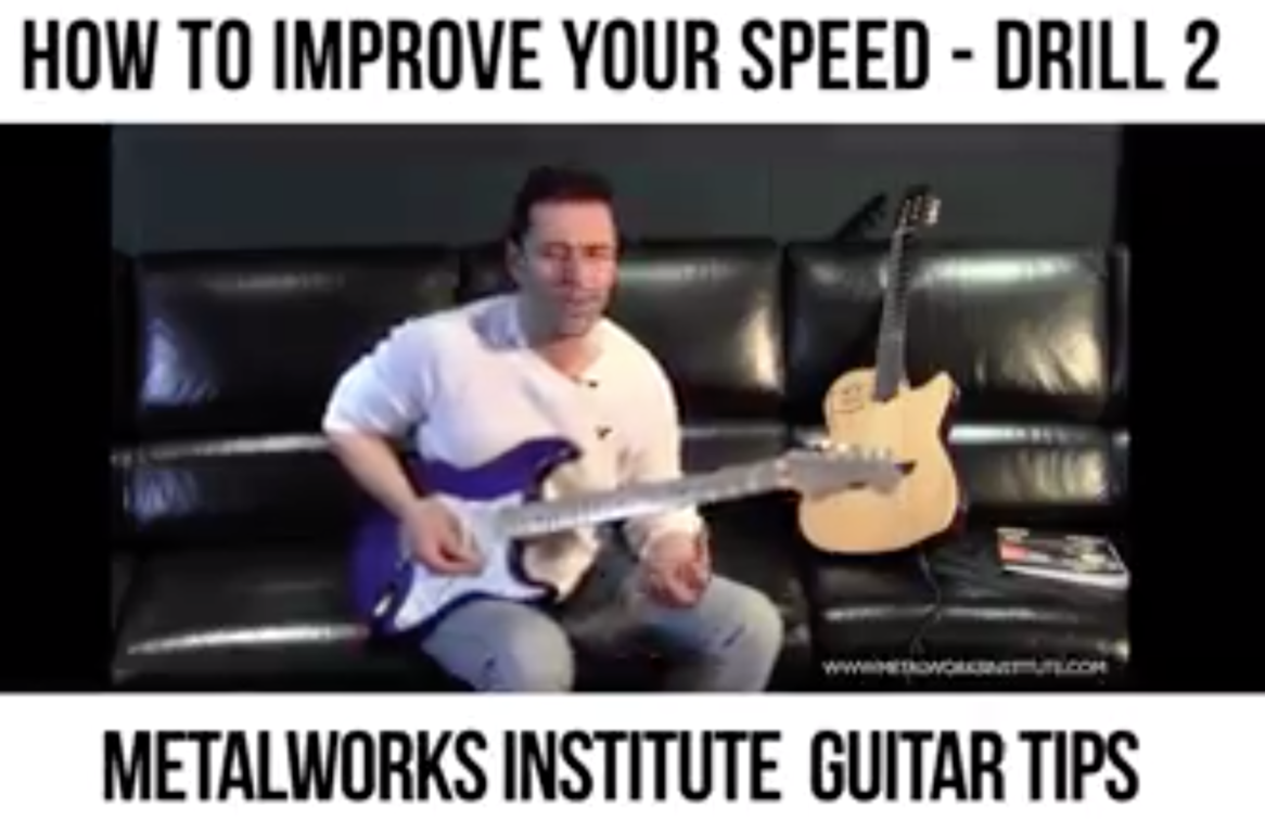 Guitar Tutorial – How To Improve Your Speed – Drill 2 | Metalworks ...